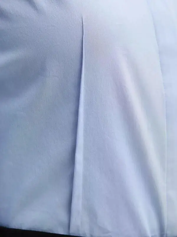 Sisley Pointed Collar Buttoned Shirt