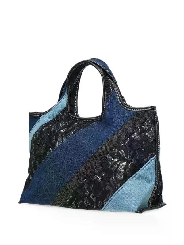 3.1 Phillip Lim Mini Lace-panelled Patchwork Tote Bag