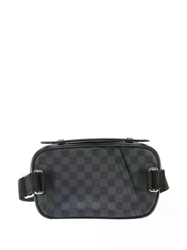 LOUIS VUITTON 2016 Damier Graphite Ambler Belt Bag