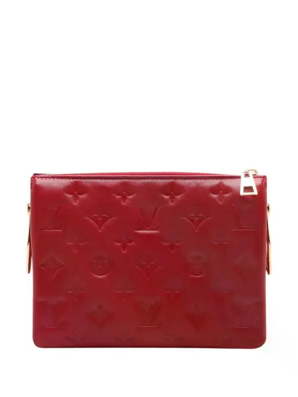 LOUIS VUITTON 2021-2026 Monogram Embossed Lambskin Coussin Bb Satchel