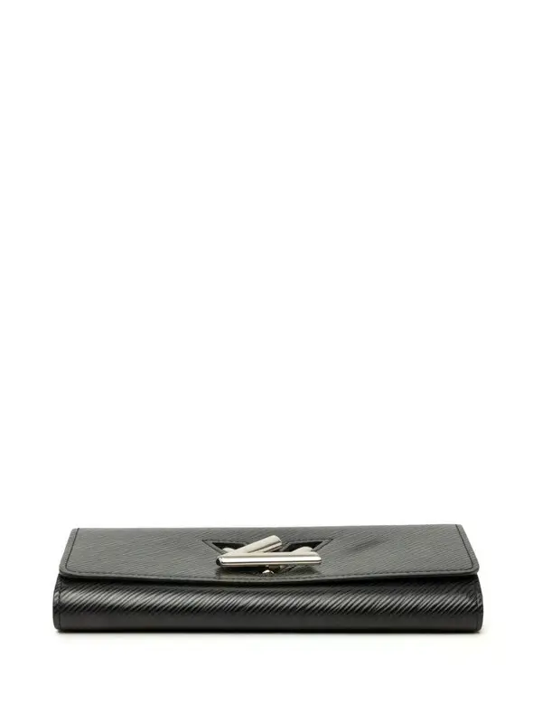 LOUIS VUITTON 2019 Epi Twist Wallet Long Wallets