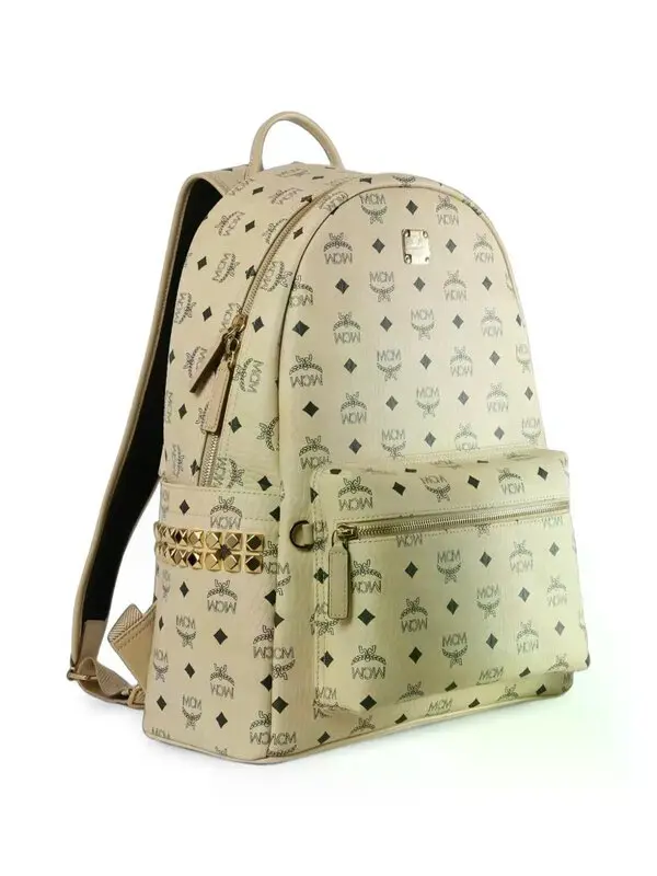Mcm Stark Monogram-print Backpack