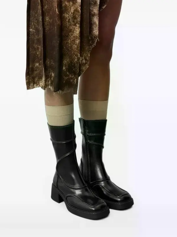 MIISTA Malene Panelled Leather Boots