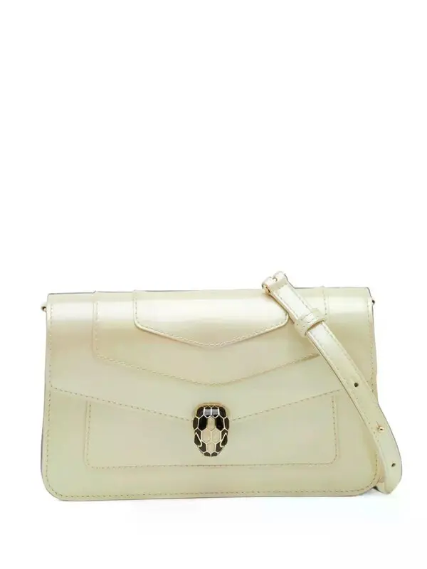 BVLGARI Serpenti Forever Patent Leather Shoulder Bag