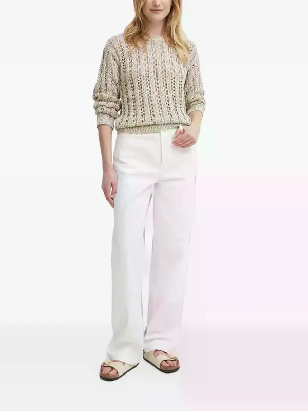 Sisley Open-knit Sweater