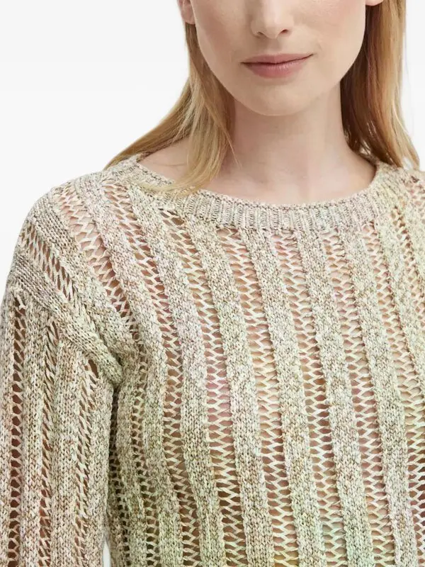 Sisley Open-knit Sweater