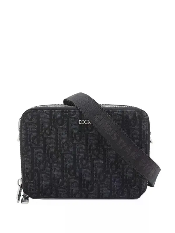 Dior 2015-2026 Oblique Pouch With Strap Crossbody Bag