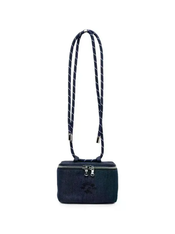 AGNES B. Vanity Case Bag - Blue
