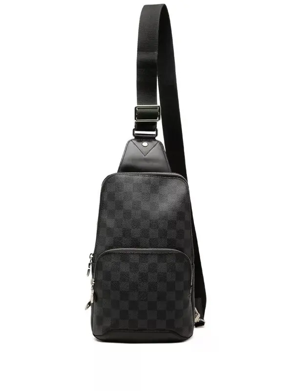 LOUIS VUITTON 2018 Damier Graphite Avenue Sling Crossbody Bag