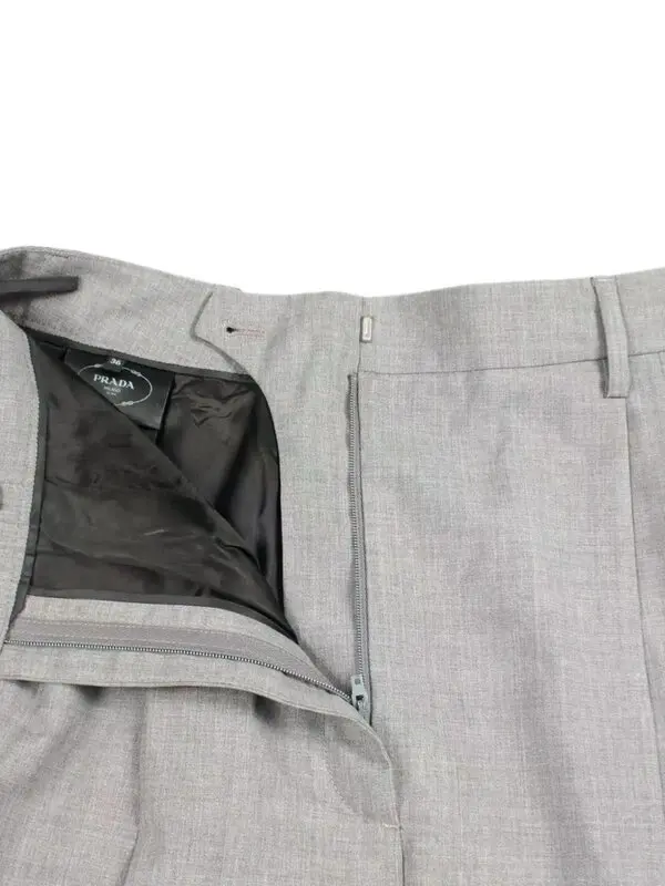 Prada 2010s Pleated Wool Trousers