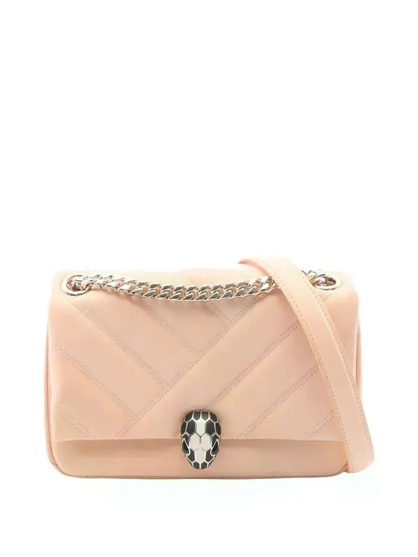 BVLGARI 2015-2026 Small Leather Serpenti Cabochon Crossbody Bag