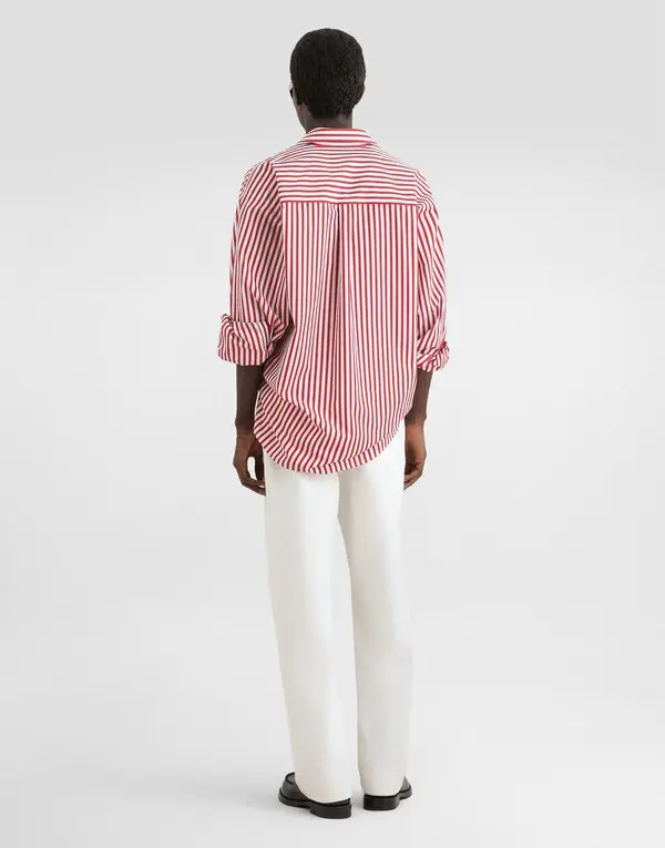 Dolce & Gabbana Striped Poplin Shirt Shirts