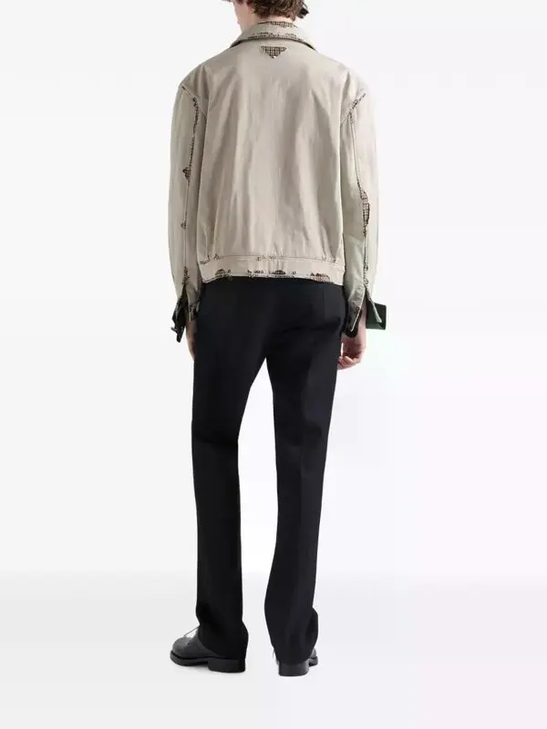 Prada Bonded Devoré Cotton Jacket
