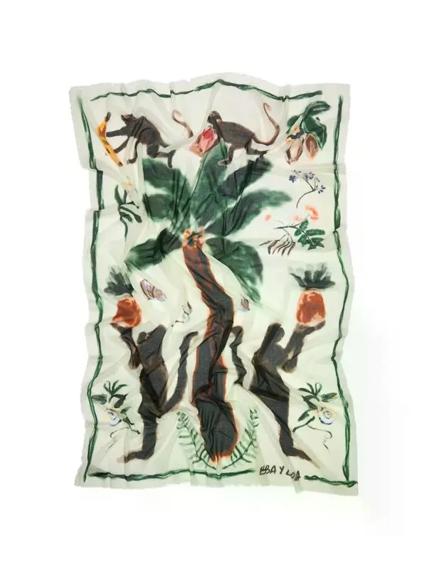 Bimba Y Lola Washed Cotton Monkey Sarong