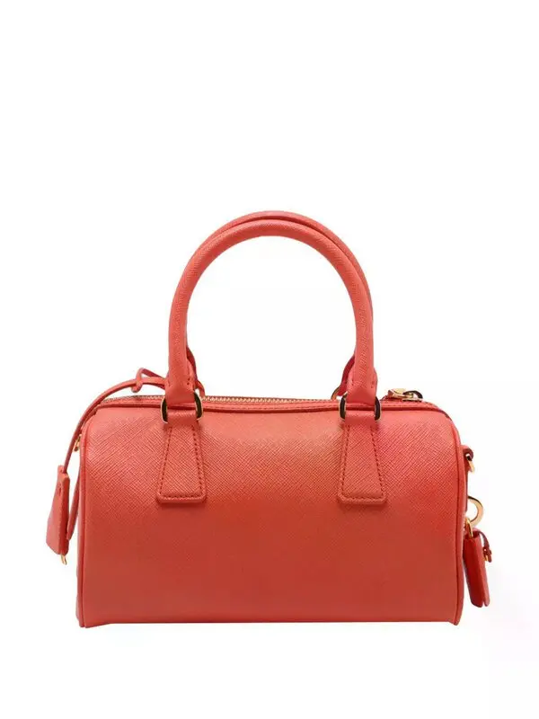 Prada Mini Saffiano Lux Boston Bag Satchel