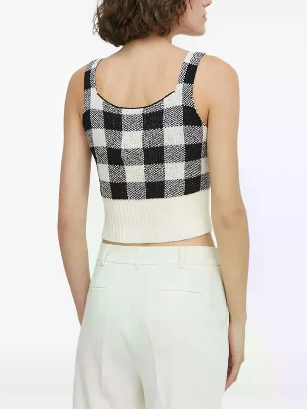 Sisley Check Crop Top