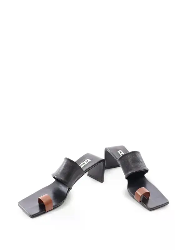 JIL SANDER 2010s Toe-strap Block-heel Sandals