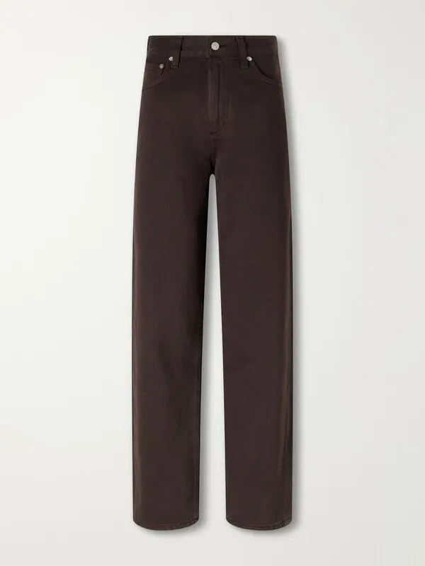 Citizens Of Humanity The Taper Jean Mid-rise Straight-leg Jeans - Brown
