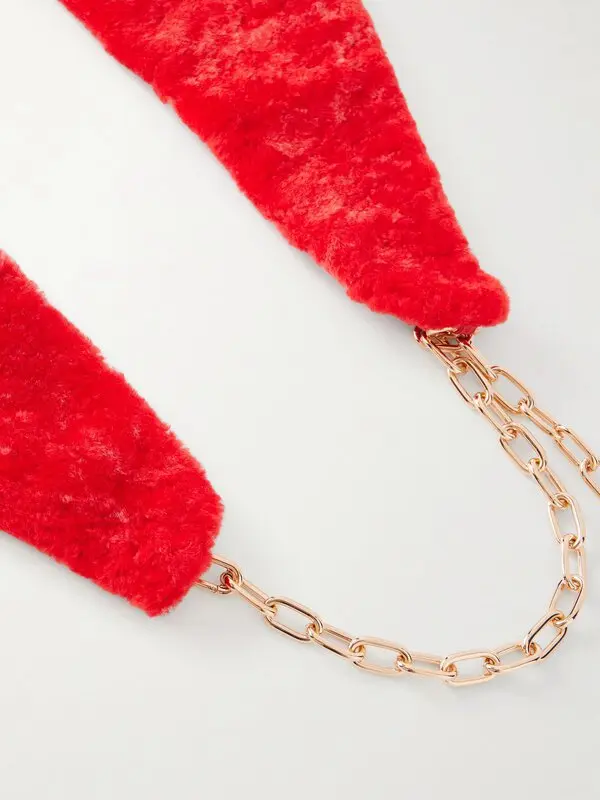 Gabriela Hearst Demeter Shearling Collar