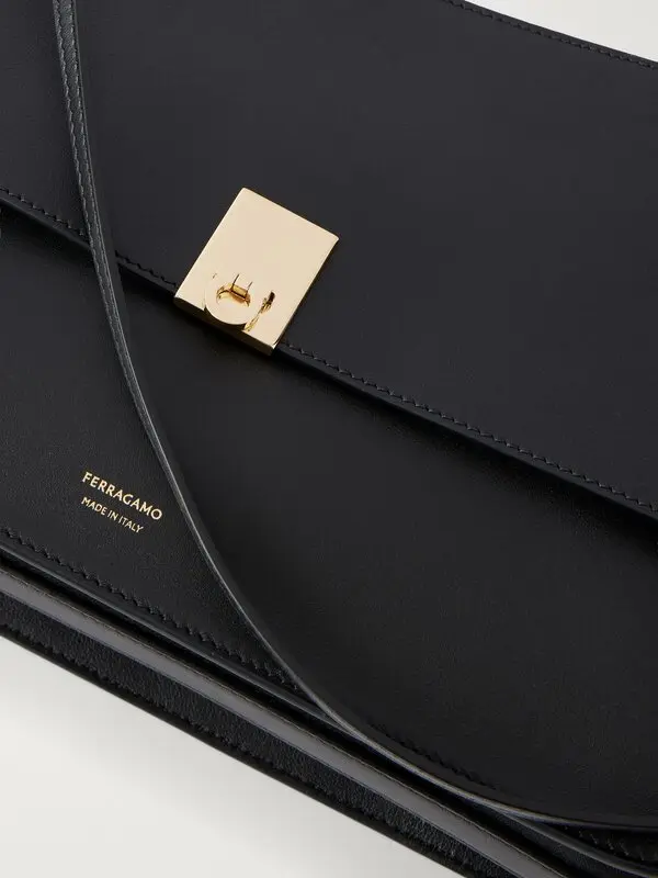 FERRAGAMO Cara Leather Shoulder Bag