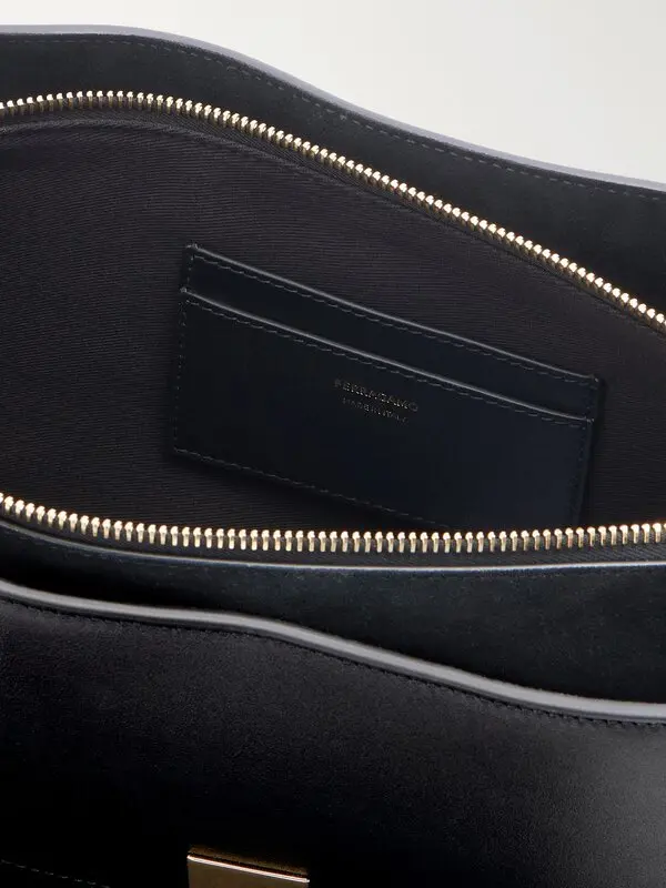 FERRAGAMO Cara Leather Shoulder Bag