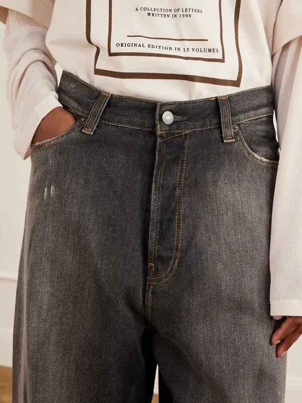 Acne Studios Mid-rise Wide-leg Jeans