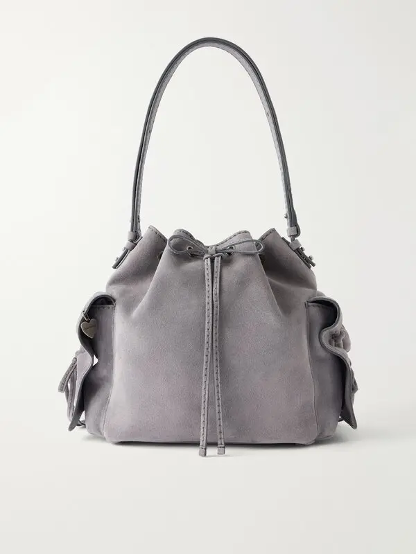 Acne Studios Suede Shoulder Bag
