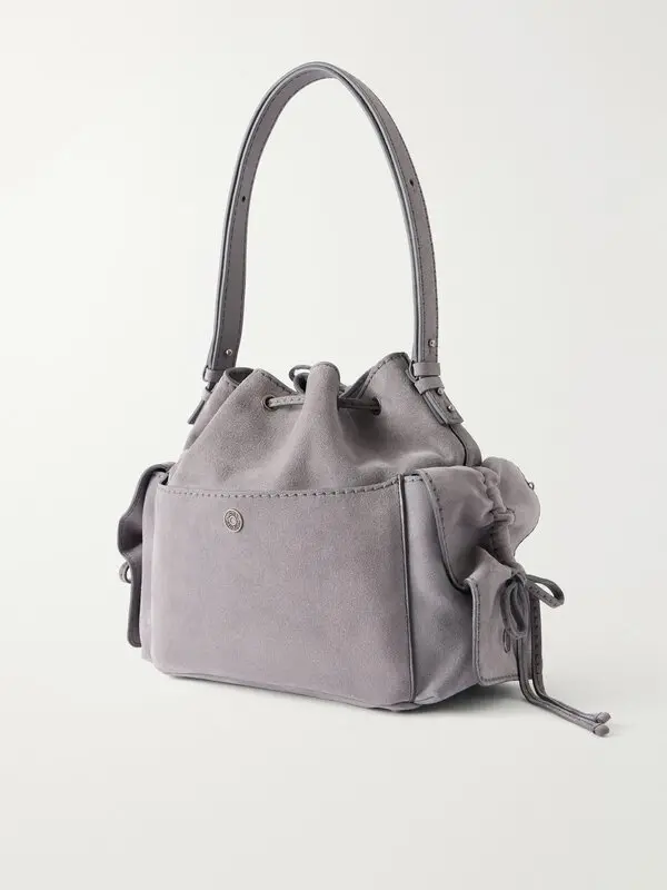 Acne Studios Suede Shoulder Bag