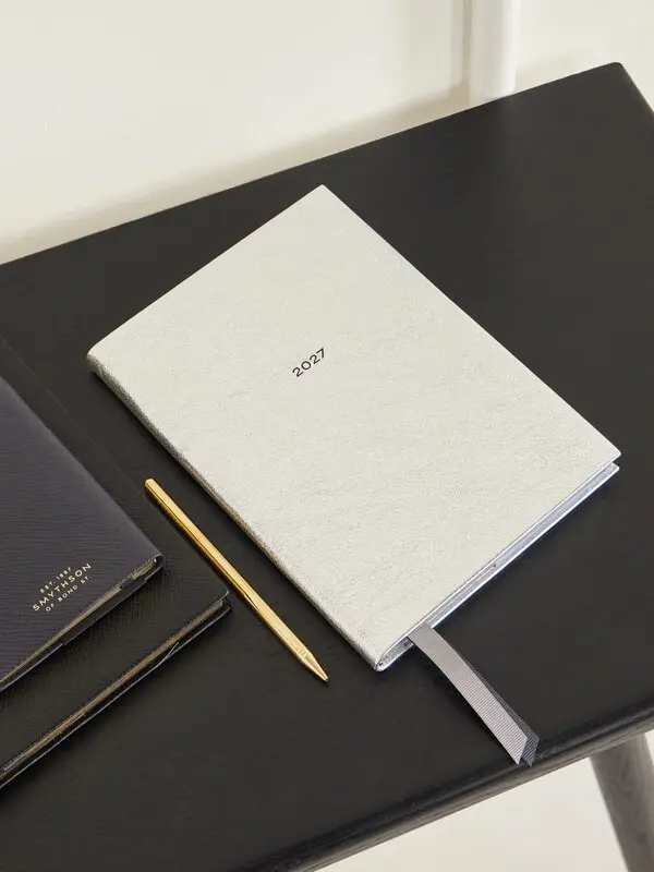 Smythson Soho 2027 Metallic Leather Diary