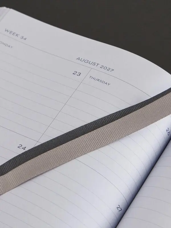Smythson Soho 2027 Metallic Leather Diary