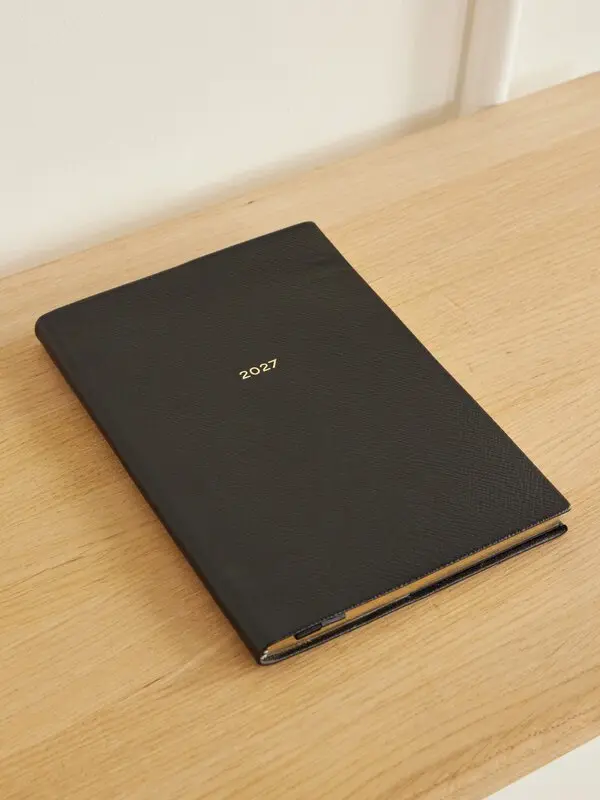 Smythson Soho 2027 Cross-grained Leather Diary