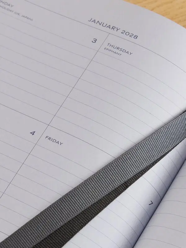 Smythson Soho 2027 Cross-grained Leather Diary