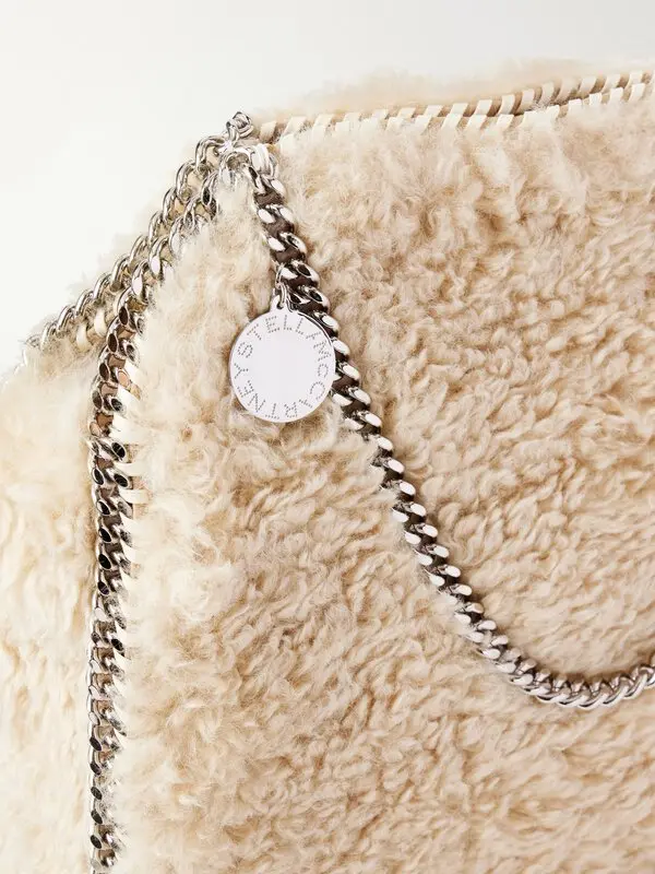 Stella McCartney Falabella Chain-detailed Plush Tote