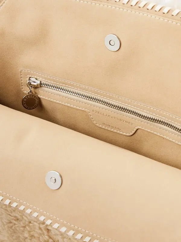 Stella McCartney Falabella Chain-detailed Plush Tote
