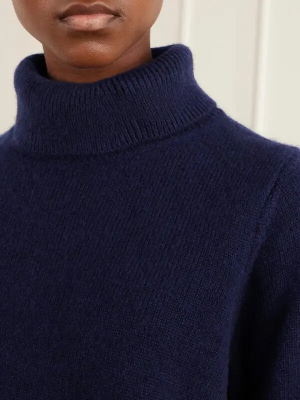 Arch4 Harwood Cropped Cashmere Turtleneck Sweater