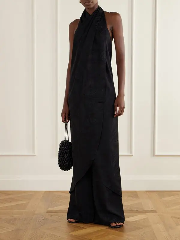 Johanna Ortiz Silent Water Satin-jacquard Tunic