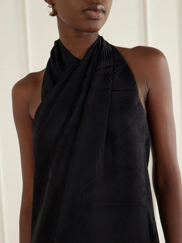 Johanna Ortiz Silent Water Satin-jacquard Tunic