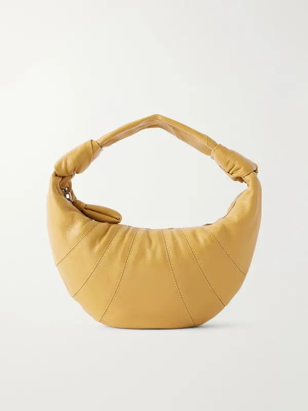 LEMAIRE Fortune Croissant Paneled Leather Shoulder Bag