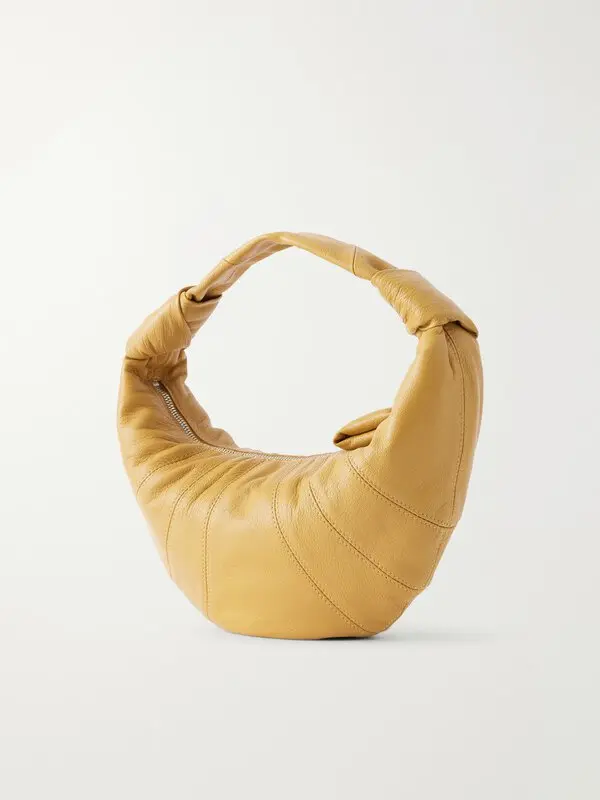 LEMAIRE Fortune Croissant Paneled Leather Shoulder Bag