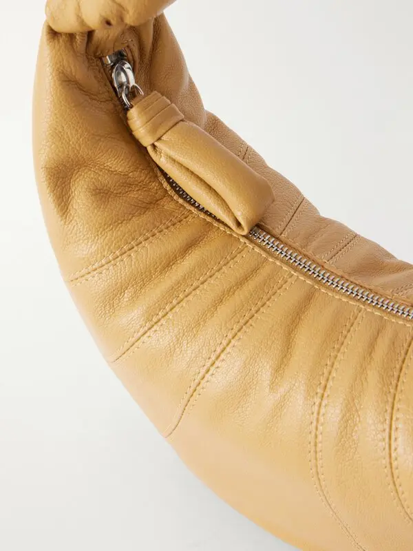 LEMAIRE Fortune Croissant Paneled Leather Shoulder Bag