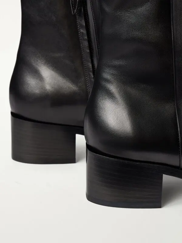 AeydĒ Lee 40 Leather Ankle Boots