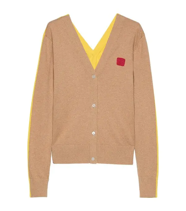 Max & Co. Cotton-cashmere Reversible Cardigan