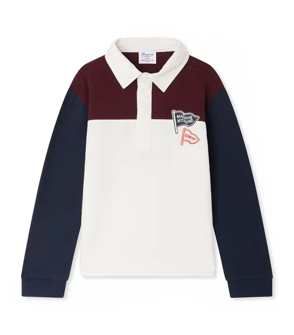 Bonpoint X Maison Kitsuné Cotton Polo Shirt