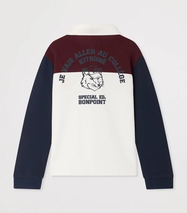 Bonpoint X Maison Kitsuné Cotton Polo Shirt