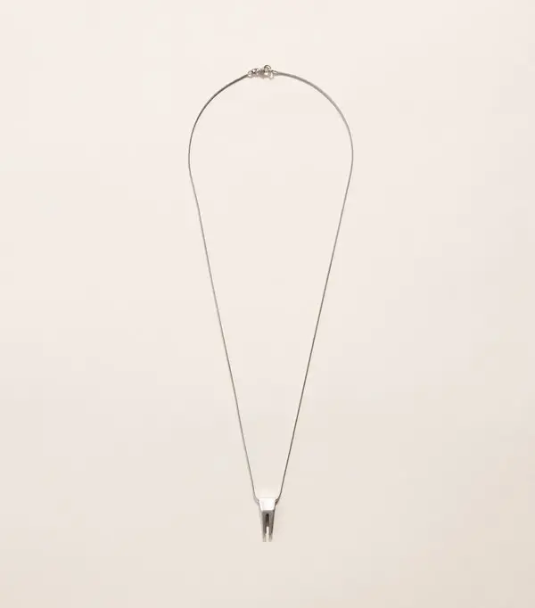 Rick Owens Brass Mini Open Trunk Necklace