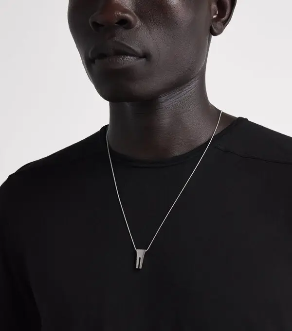 Rick Owens Brass Mini Open Trunk Necklace