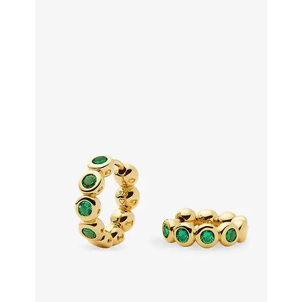 MISSOMA Tennis Hoop Earrings - Gold