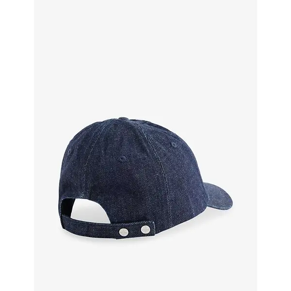 Stone Island Brand-embroidered Denim Cap