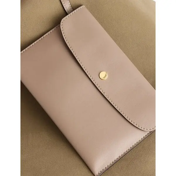 Stella McCartney Perforated-logo Vegan-suede Tote Bag