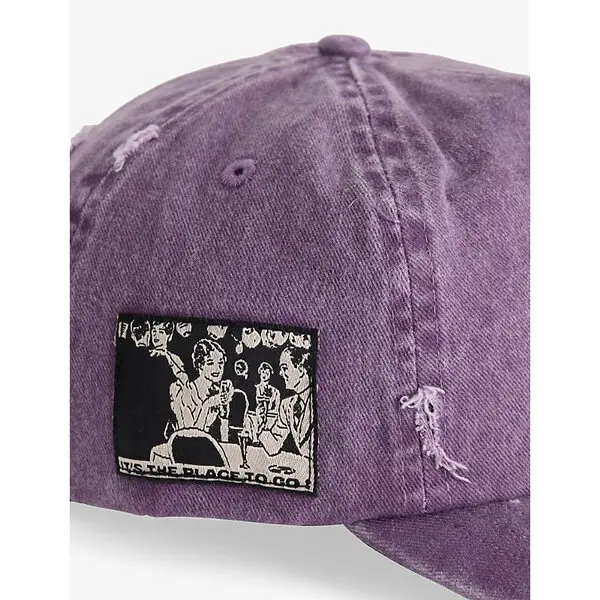 DUKE + DEXTER Midnight Chateau Graphic-print Cotton Cap